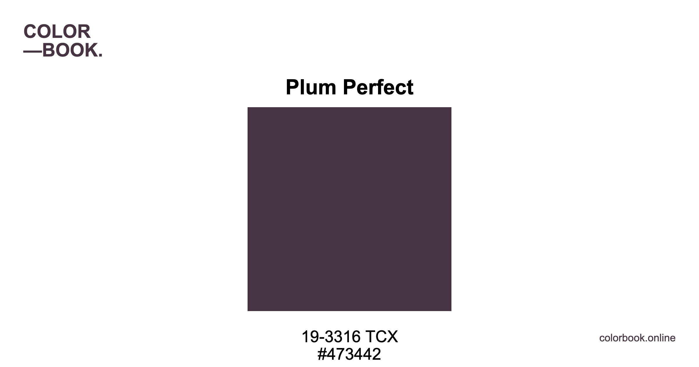 Plum Perfect Color Pantone