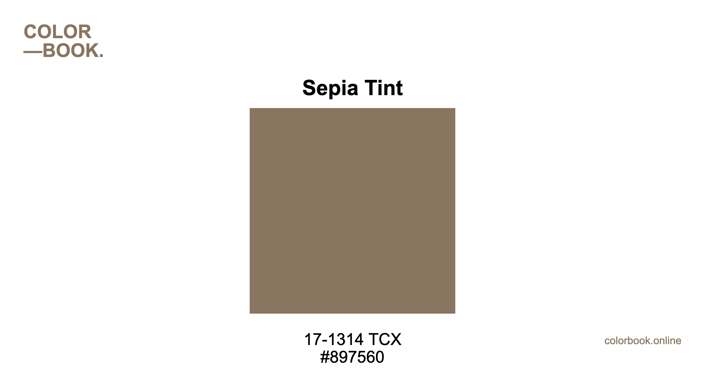 Sepia Tint - Pantone 17-1314 TCX | Orange Color Guide & Cotton Swatch