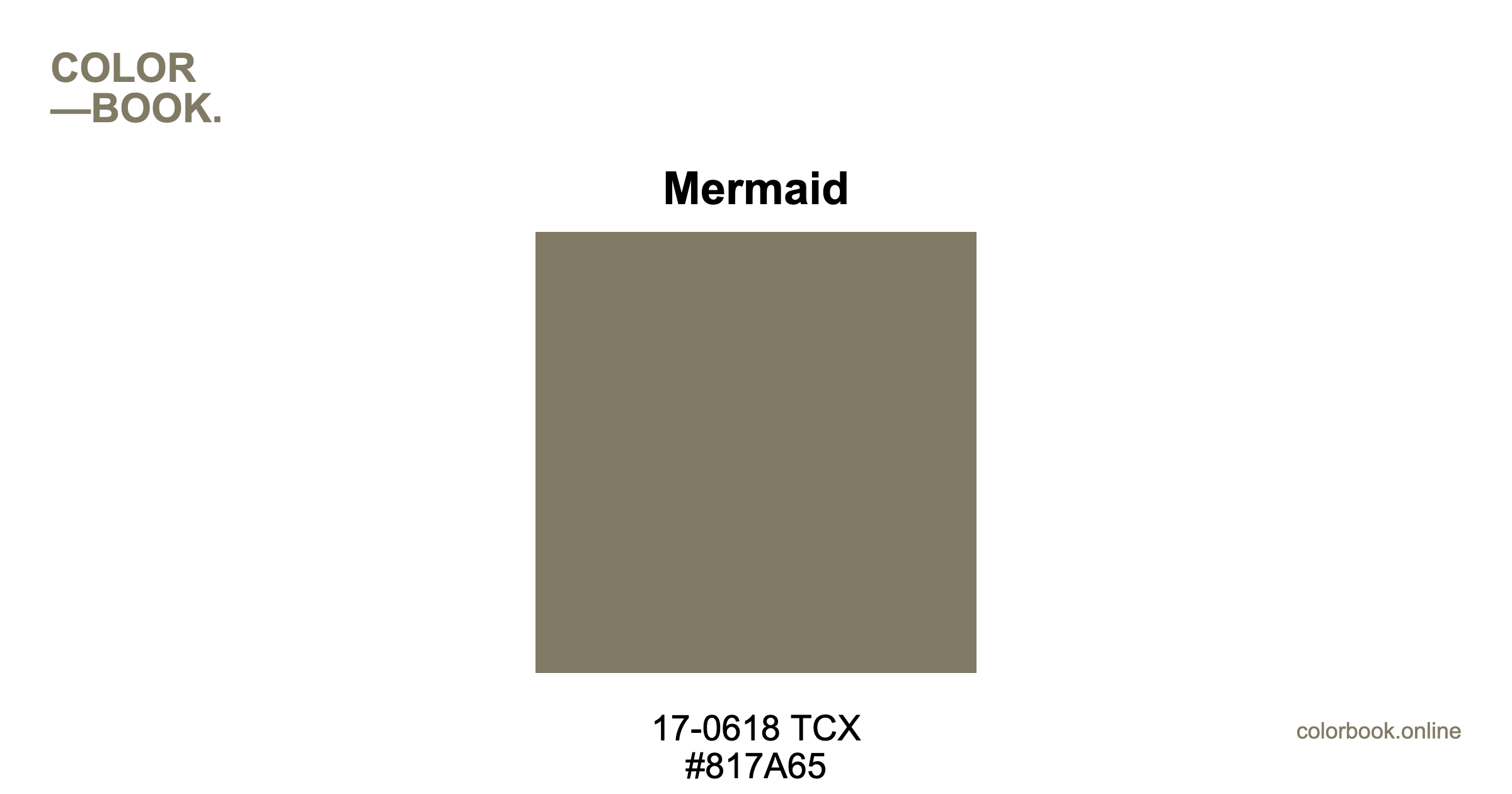 Mermaid - Pantone 17-0618 TCX | Color Color Guide & Cotton Swatch